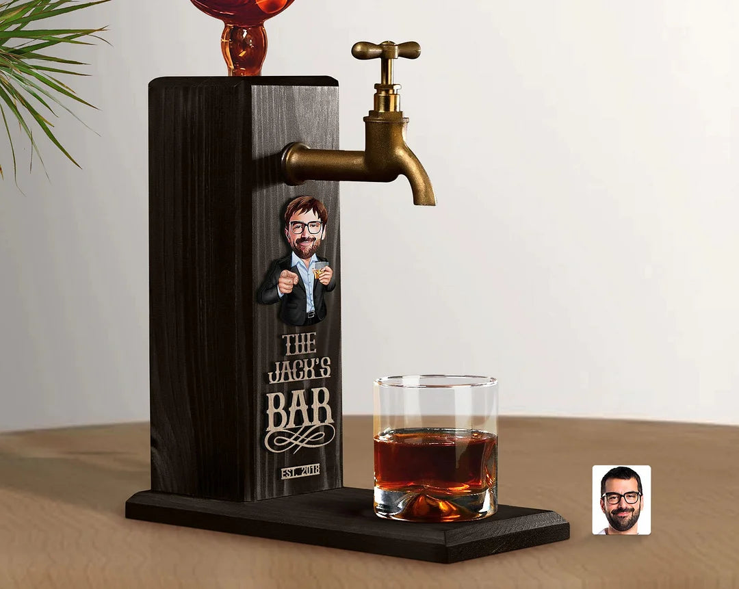 Personalized Embossed Name Wooden Dispenser with Cartoon - Ideal for B ...